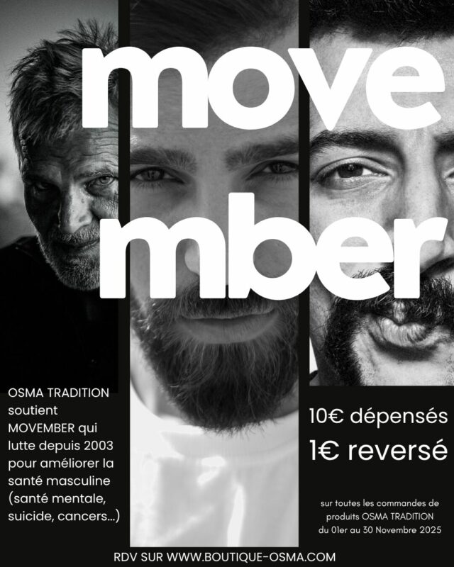 Movember et boutique Osma soutiennent la santé masculine